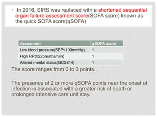 Sepsis and septic shock | PPTX