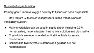 Sepsis and septic shock, etiopathogenesis,management | PDF
