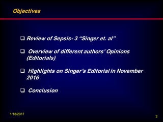 Sepsis and Septic shock | PDF