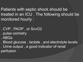 Sepsis and septic shock guidelines | PPTX