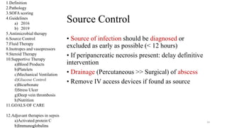 Sepsis and septic shock management guidelines 2019 | PPTX
