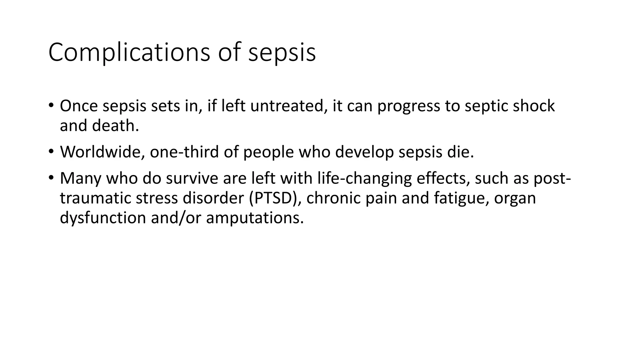 Sepsis and septic shock | PPTX