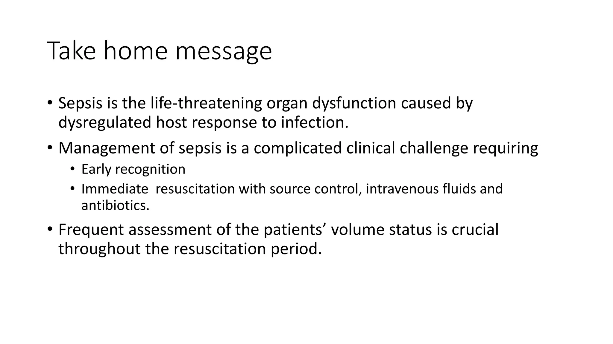 Sepsis and septic shock | PPTX