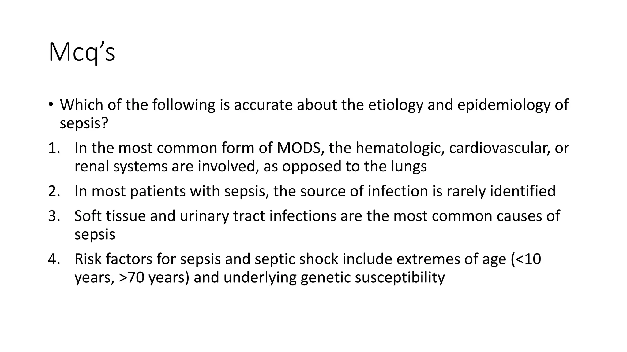 Sepsis and septic shock | PPTX