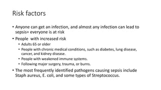 Sepsis and septic shock | PPTX