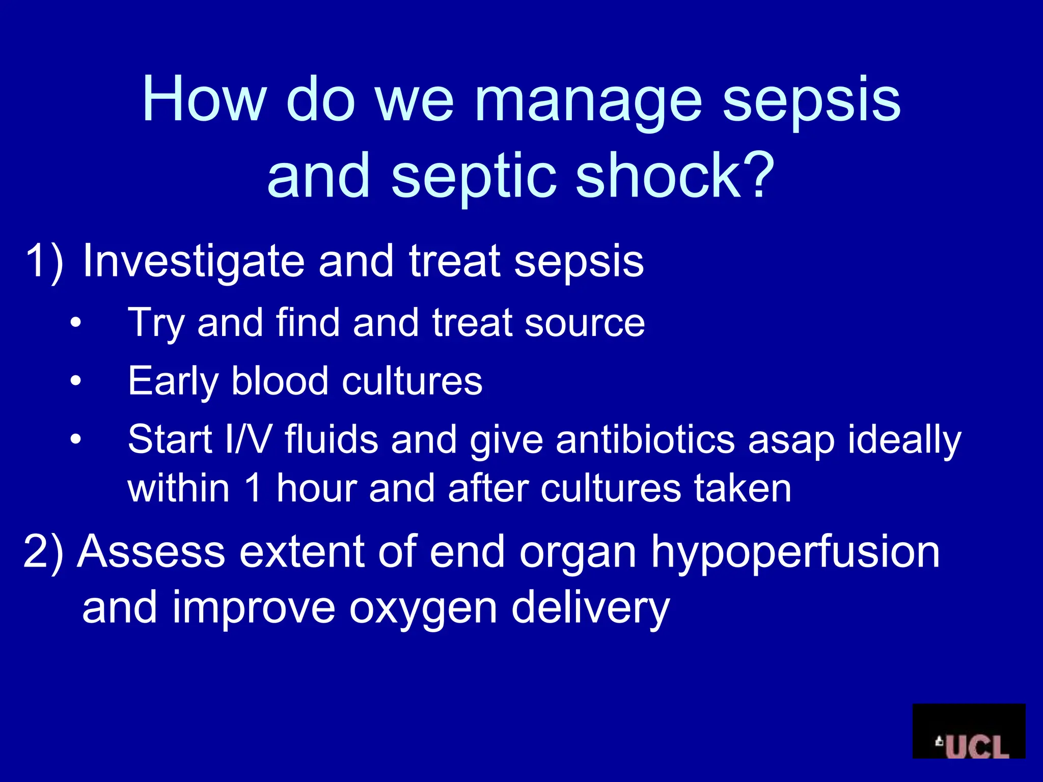 Lecture on Sepsis and surgical infections | PPT