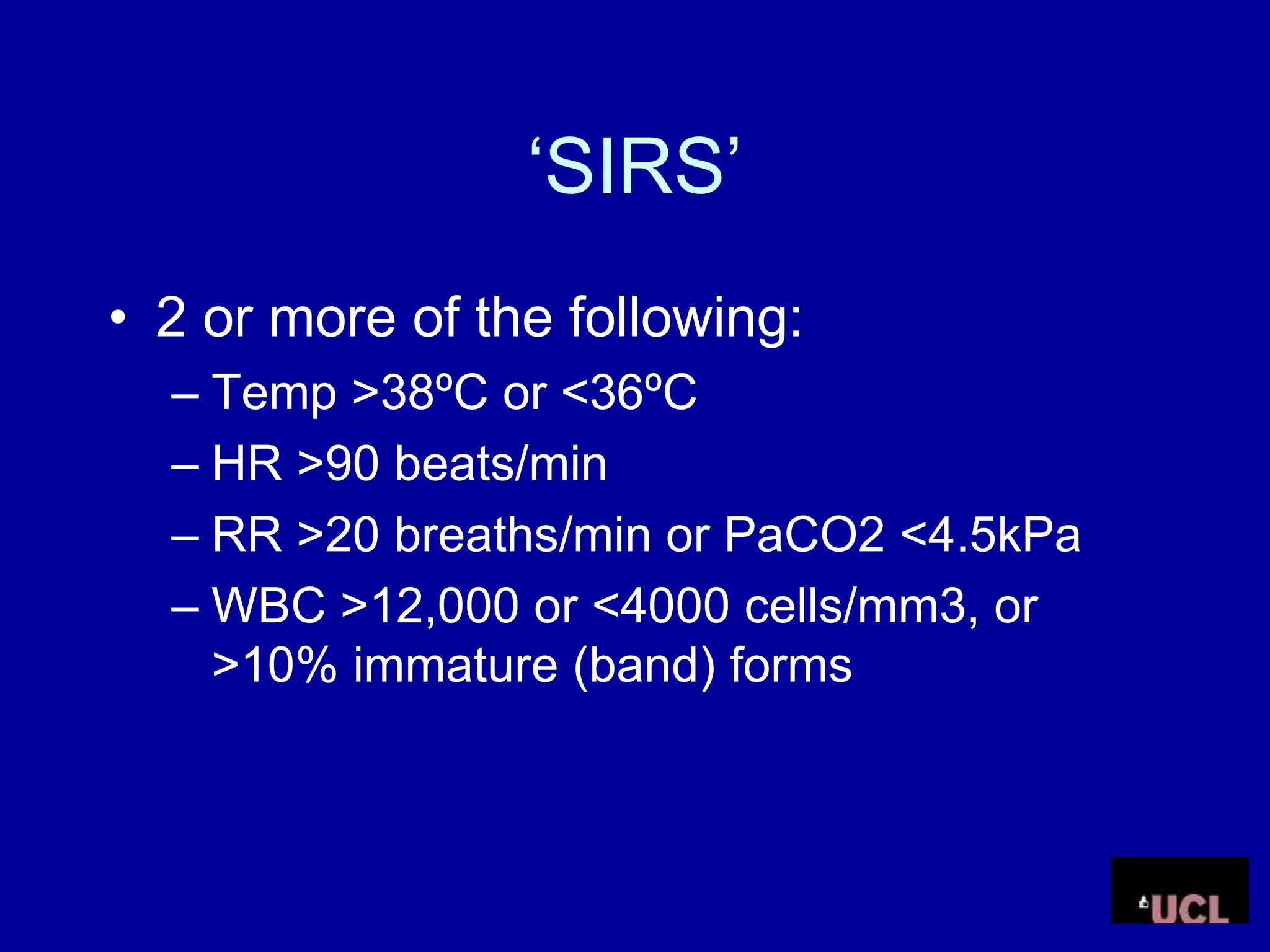 Lecture on Sepsis and surgical infections | PPT
