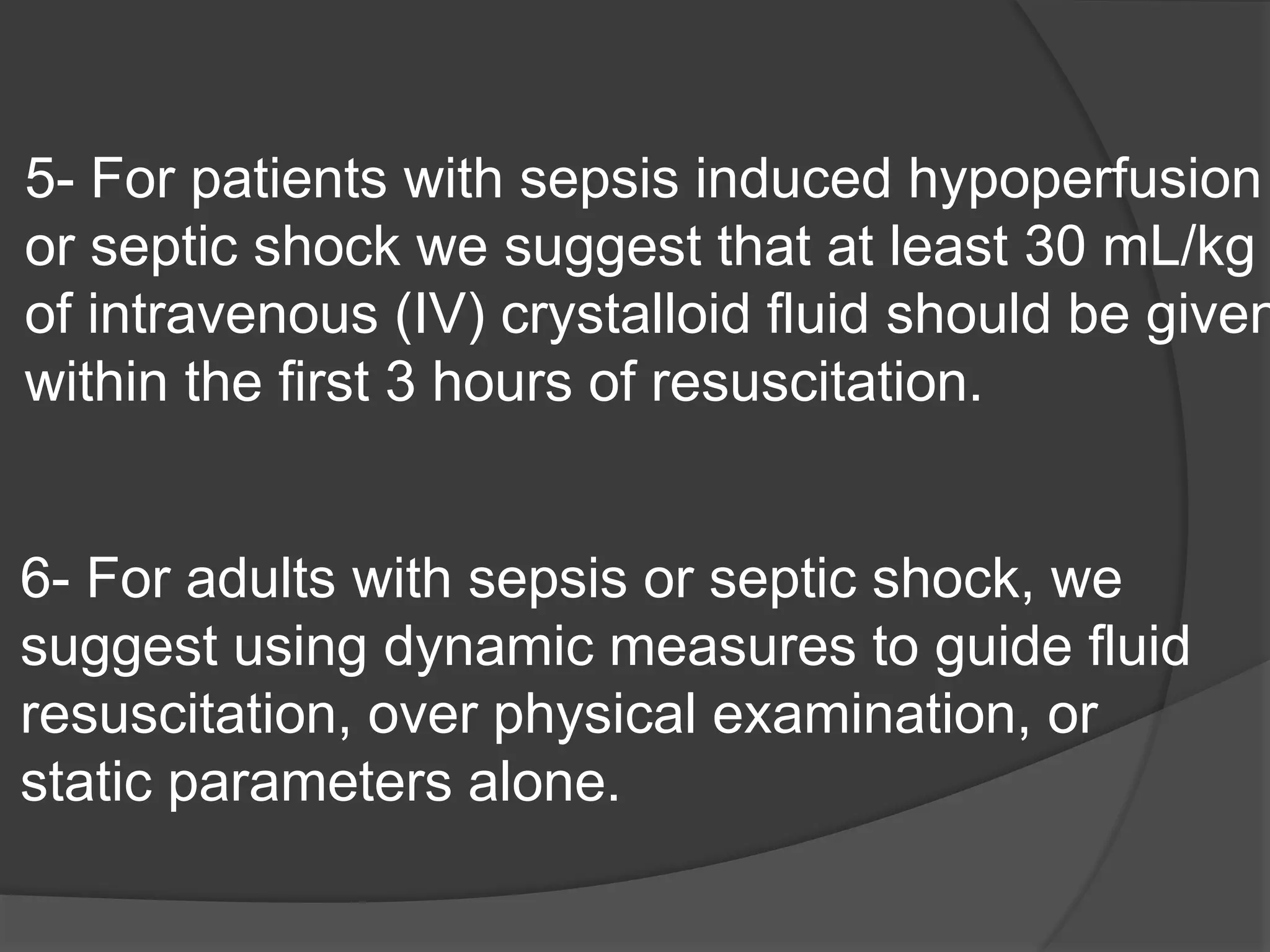 Sepsis and septic shock guidelines 2021. part 1 | PPTX
