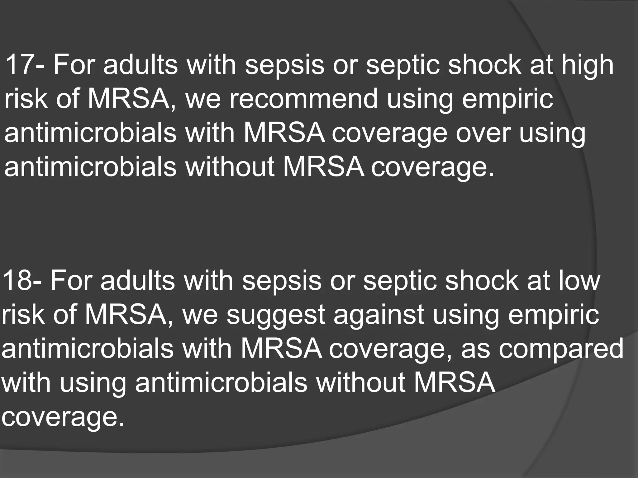 Sepsis and septic shock guidelines 2021. part 1 | PPTX