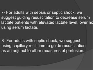Sepsis and septic shock guidelines 2021. part 1 | PPT