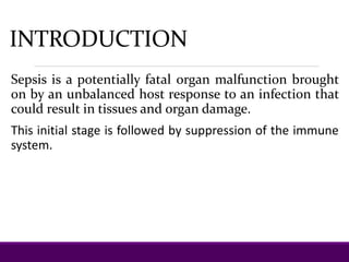 SEPSIS By Eze A.T Final Copy.pptx | Blood Disorders | Diseases and ...