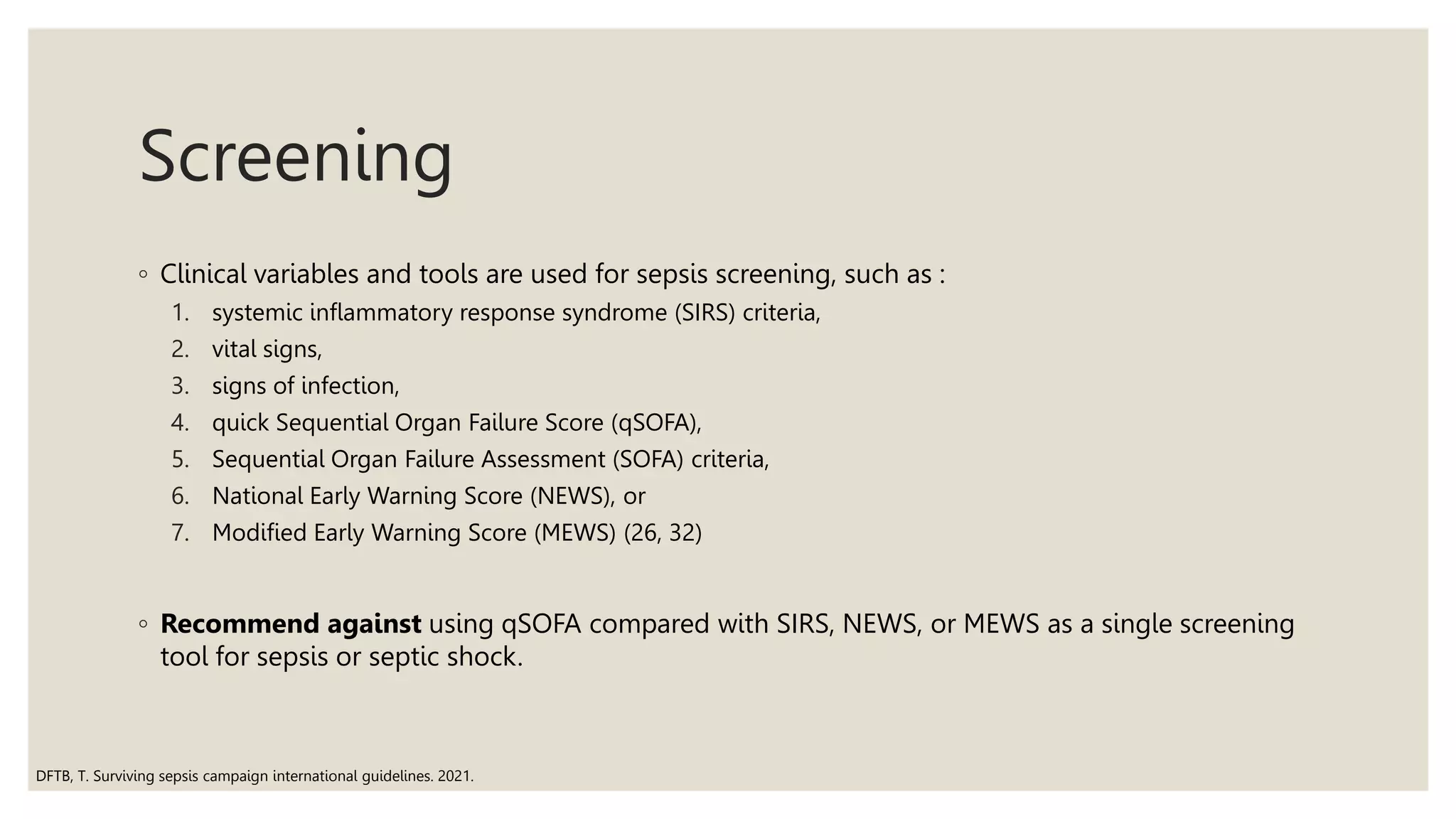 Sepsis dan SIRS | PPTX