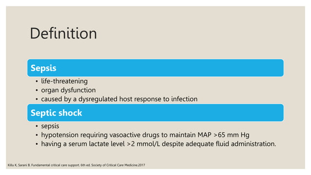 Sepsis dan SIRS | PPTX