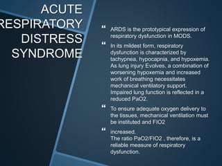 SEPSIS, SIRS, MOF, AND ARDS | PPT