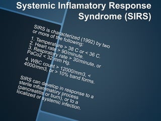 SEPSIS, SIRS, MOF, AND ARDS | PPT
