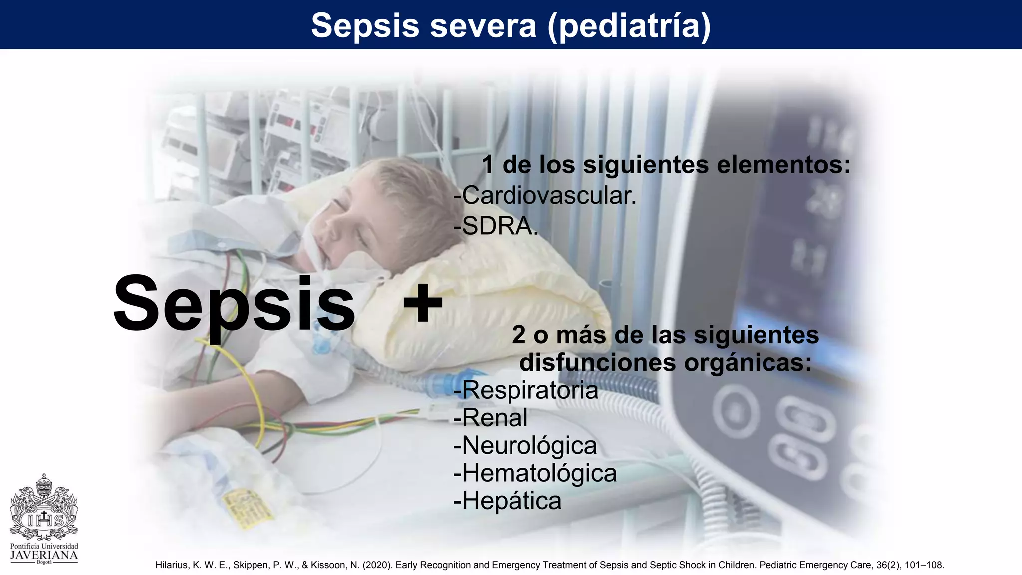 Sepsis en pediatria | PPTX