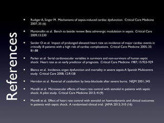Esmolol in Sepsis | PPT