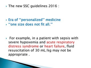 Sepsis In critical care 2019 final | PPTX