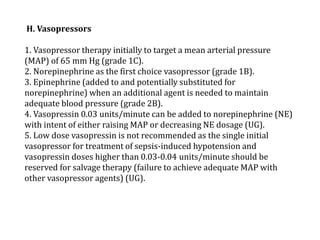 Sepsis guidelines 2013 | PPT