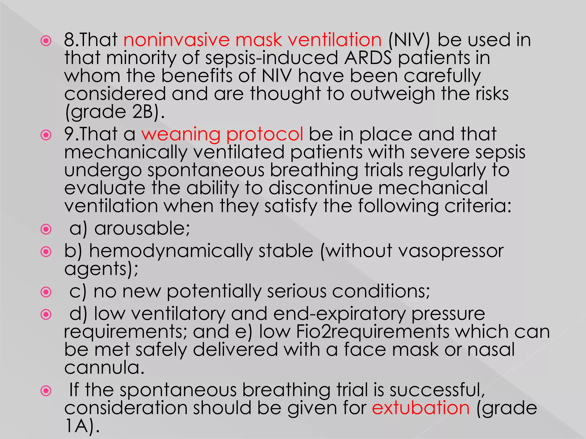 International guidelines for management of severs sepsis & Septic Shock ...