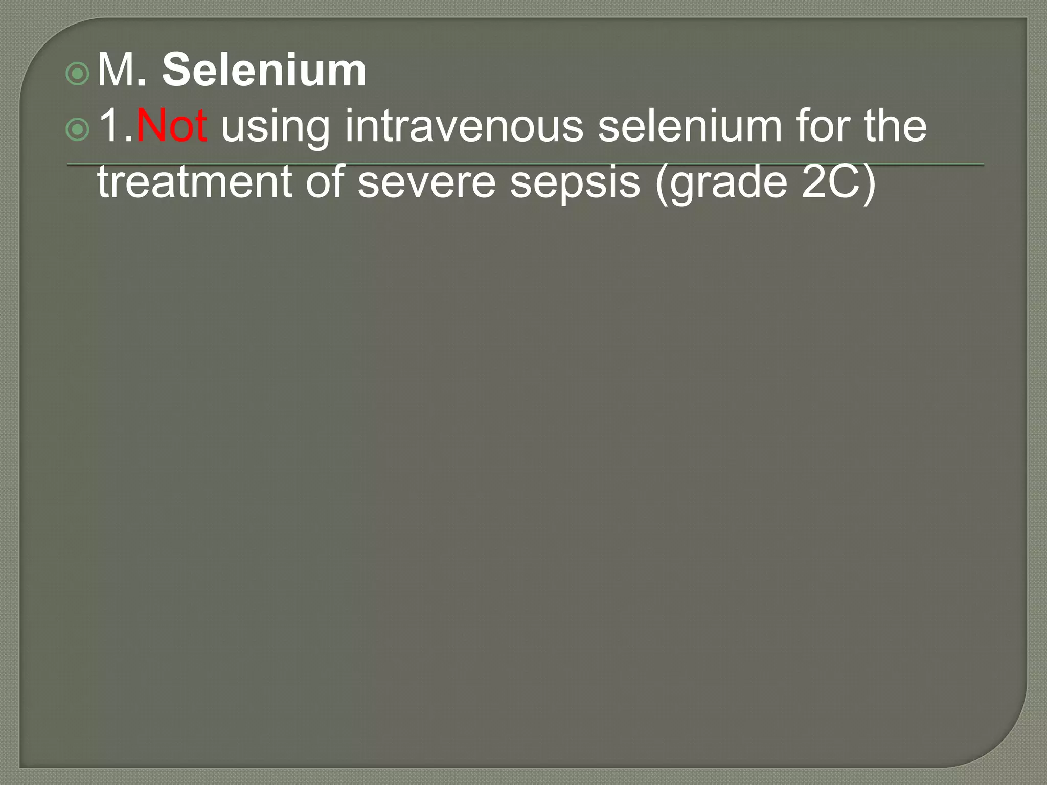 Sepsis guidelines | PPTX