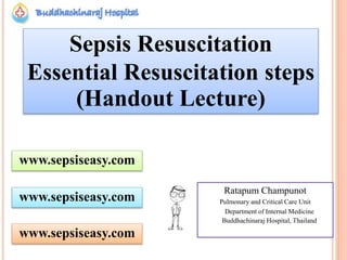 Sepsis easy: strategy to improve outcome | PPTX