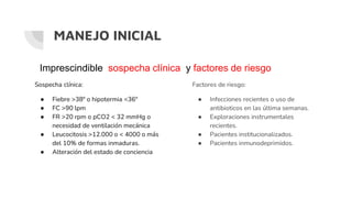 SEPSIS FISIOPATOLOGÍA Y TRATAMIENTO ADECUADO | PPTX