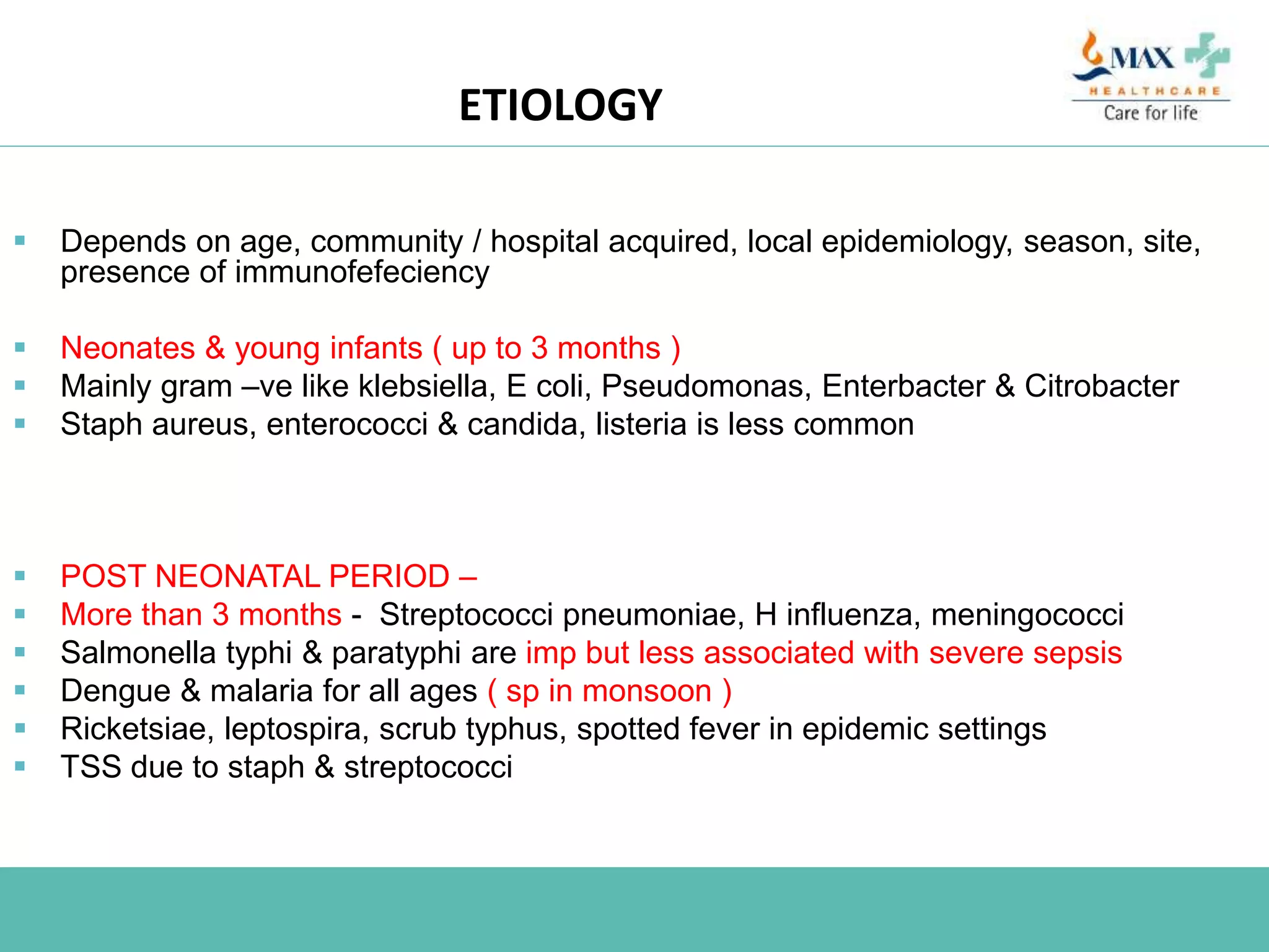 Sepsis in children | PPTX