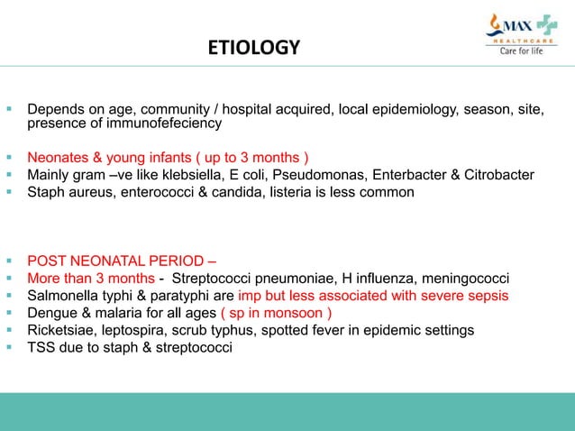 Sepsis in children | PPTX
