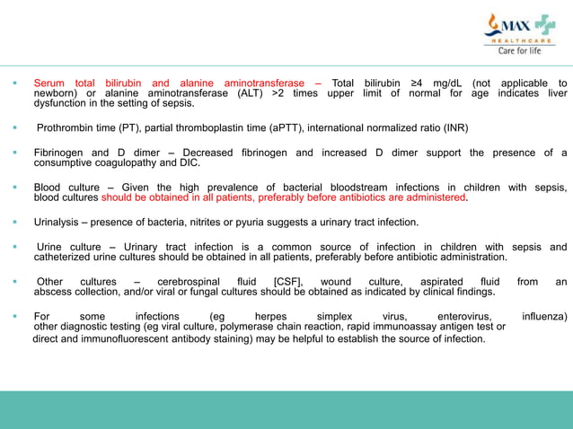 Sepsis in children | PPTX