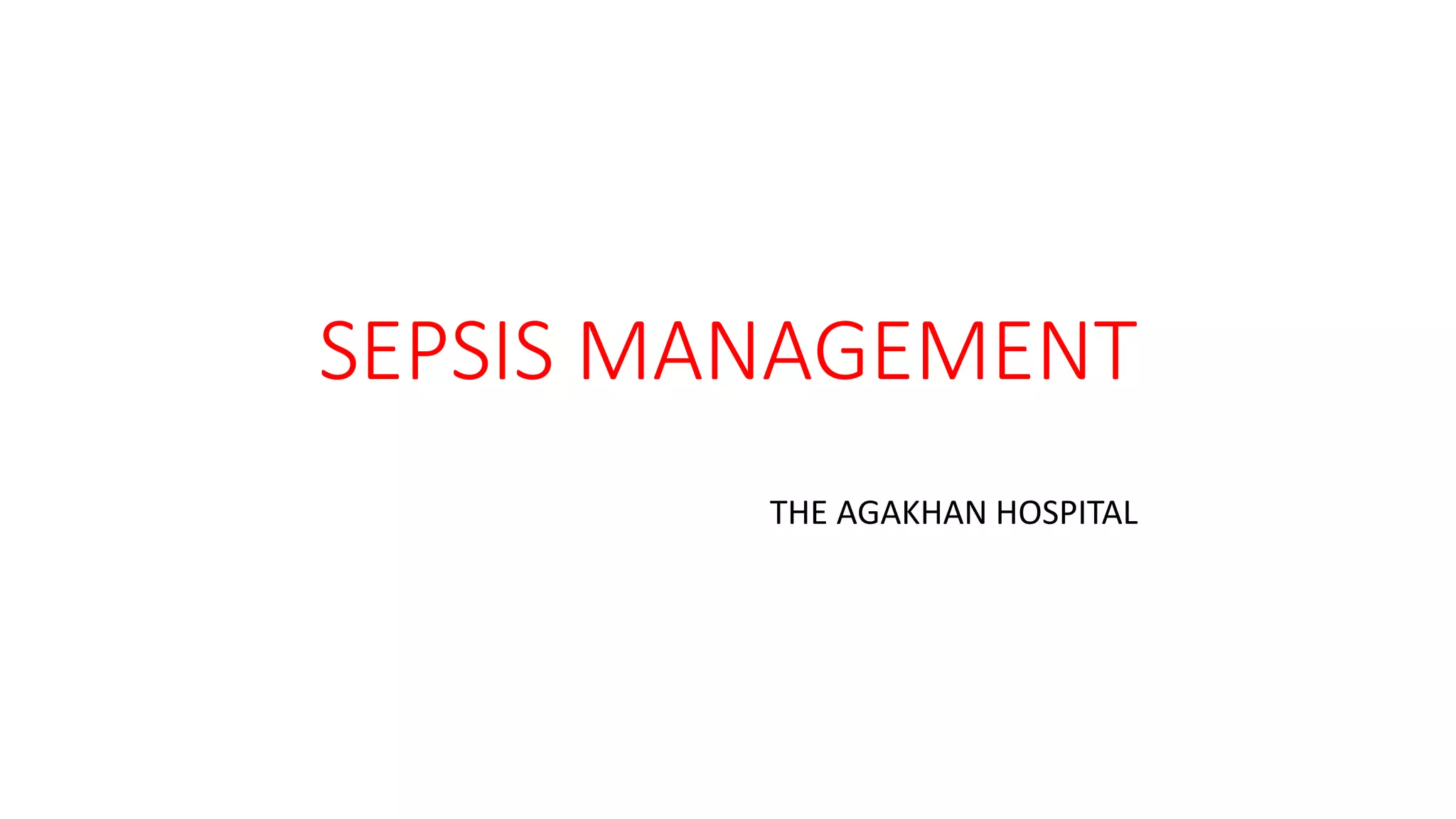 Sepsis Management.pptx