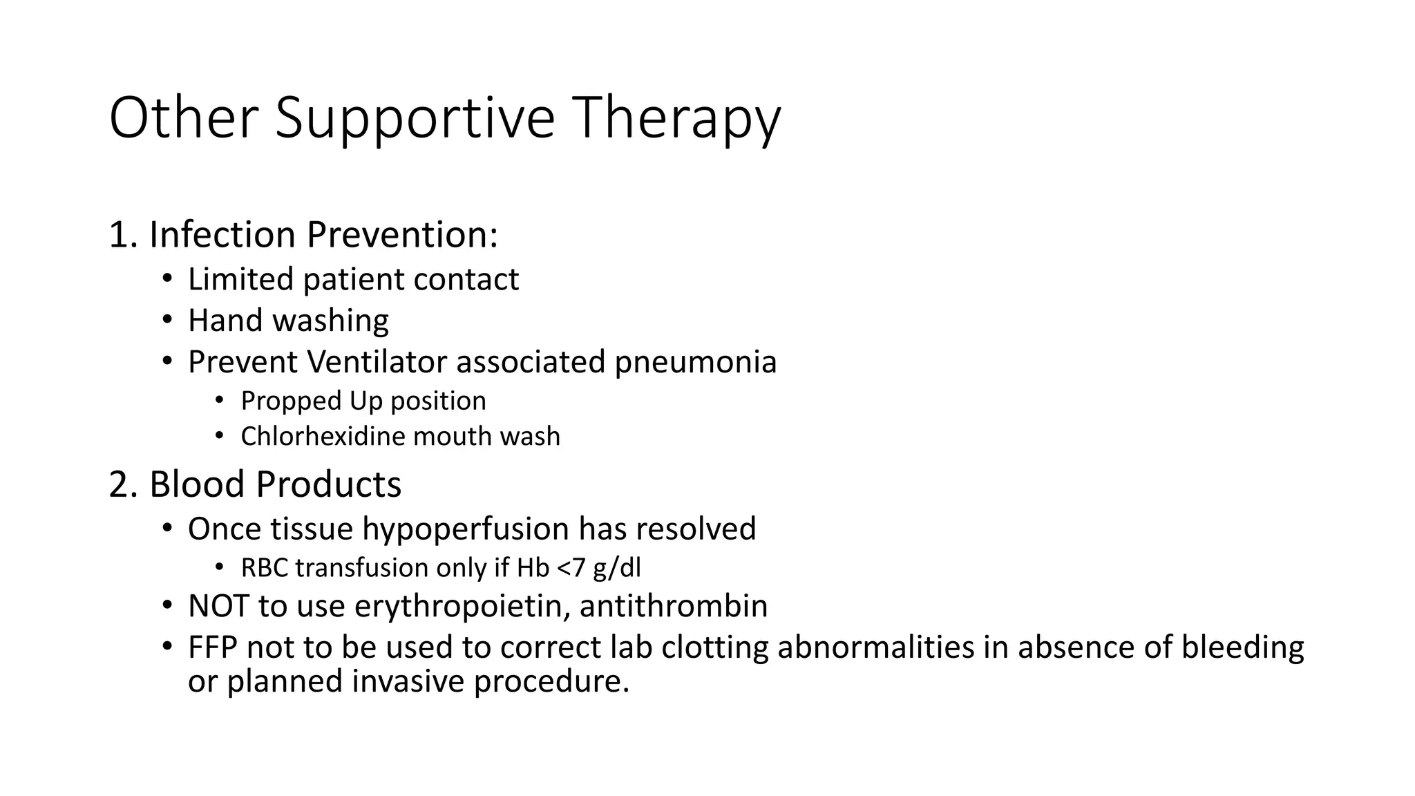 Sepsis management guidelines (SSC) 2018/2019 | PPTX