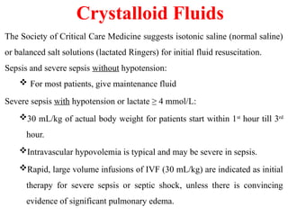 Sepsis managment in hospitalized patients | PPTX