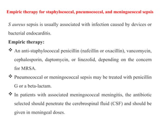 Sepsis managment in hospitalized patients | PPTX