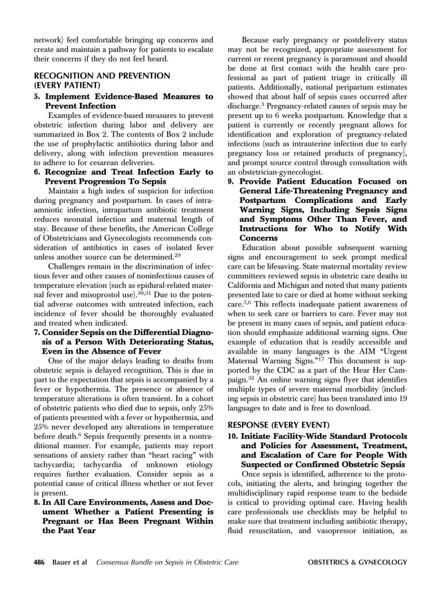 SEPSIS MATERNA.pdfHOLAQUEHACESEÑORENLASCOSAS | PDF