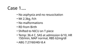 Sepsis Mimics in Early Onset Neonatal Sepsis.pptx
