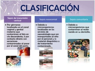 Sepsis neonatal | PPTX