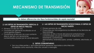 Sepsis neonatal | PPTX