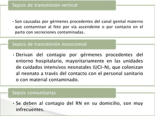 Sepsis neonatal | PPTX