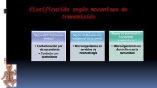 Sepsis neonatal | PPTX