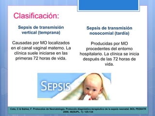 Sepsis neonatal | PPTX
