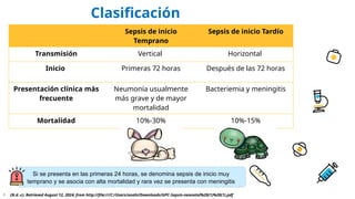 Sepsis neonatal presentacion universidad central | PPTX