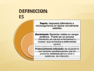 Sepsis neonatal - Asignatura de Pediatria | PPTX