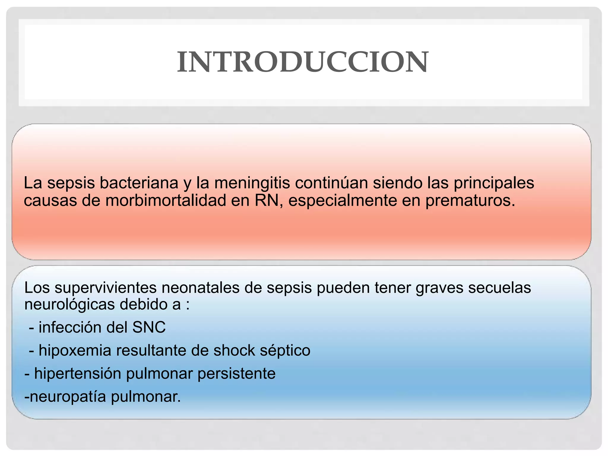Sepsis neonatal y meningitis | PPTX | Infectious Diseases | Diseases ...