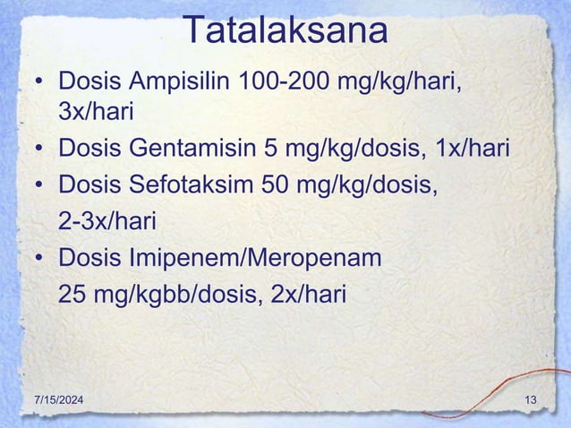 SEPSIS NEONATORUM Sepsis neonatorum adalah infeksi darah yang terjadi ...