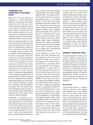 Sepsis neo precoz | PDF