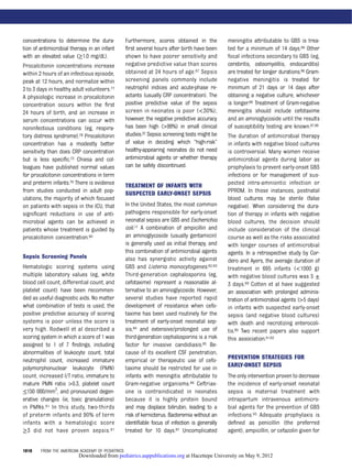 Sepsis neo precoz | PDF