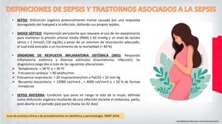 SEPSIS OBSTETRICA Y CLAVE AMARILLA.pptx