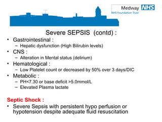 Sepsis - an over view | PPT