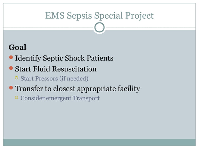 Sepsis power point presentation | PPT | First Aid | Injuries